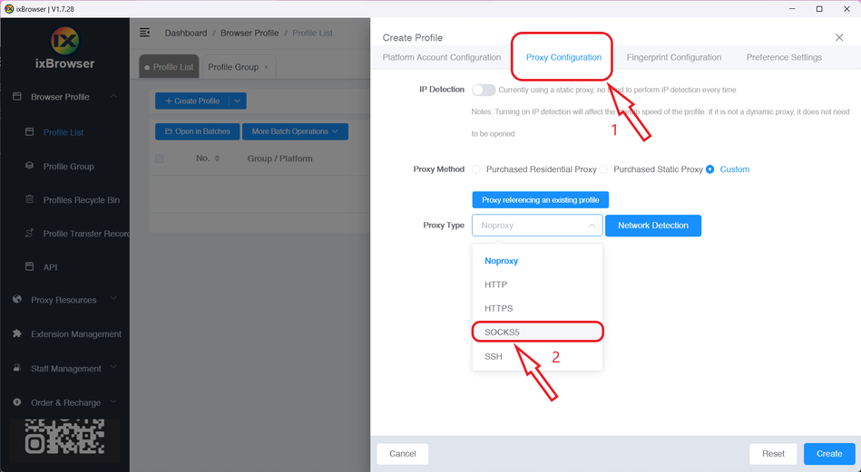 ixBrowser - Forever free anti-detect browser
