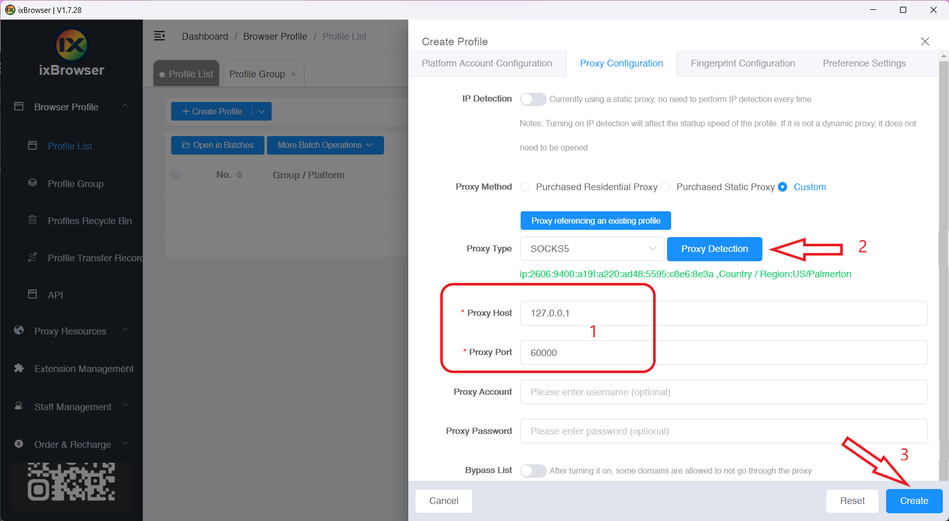 How to set up 9Proxy with ixBrowser